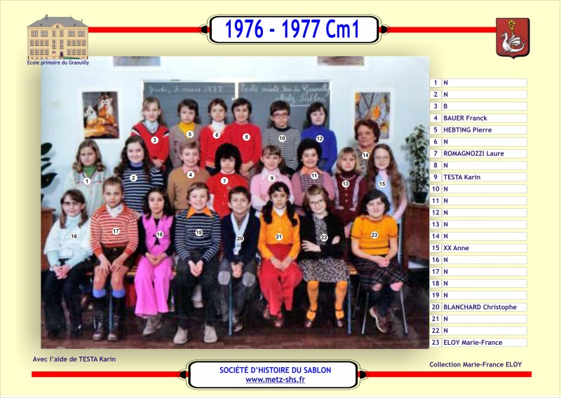 Le Graouilly Catholique 1976 - 1977